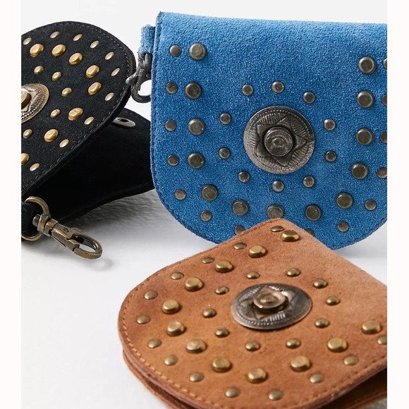 Free People | Bags | Nwt 48 Free People Studded Clip On Wallet | Poshmark